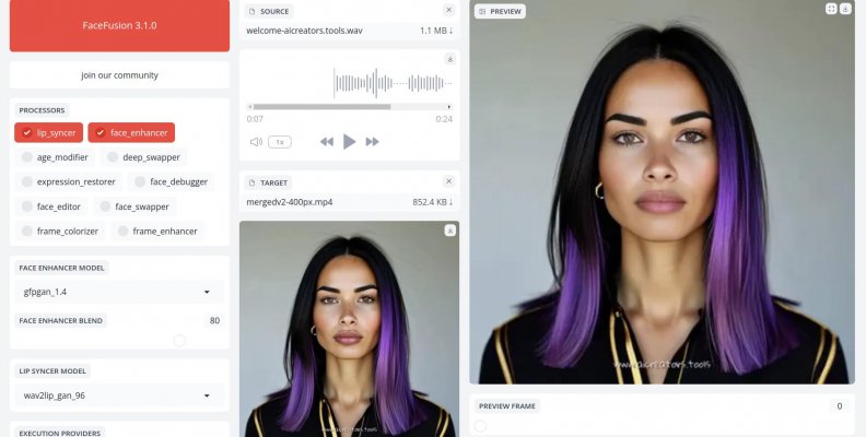 FaceFusion | aicreators.tools